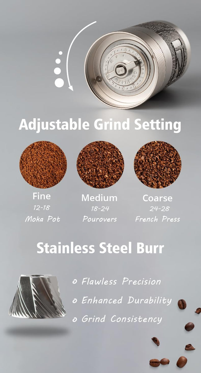 1Zpresso Q2 S Manual Coffee Grinder – The English Coffee Company