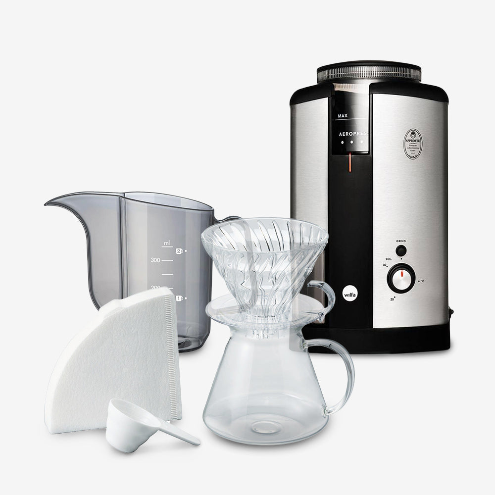 Wilfa x Hario Simply Brewing Kit Bundle (Silver) – The English Coffee ...