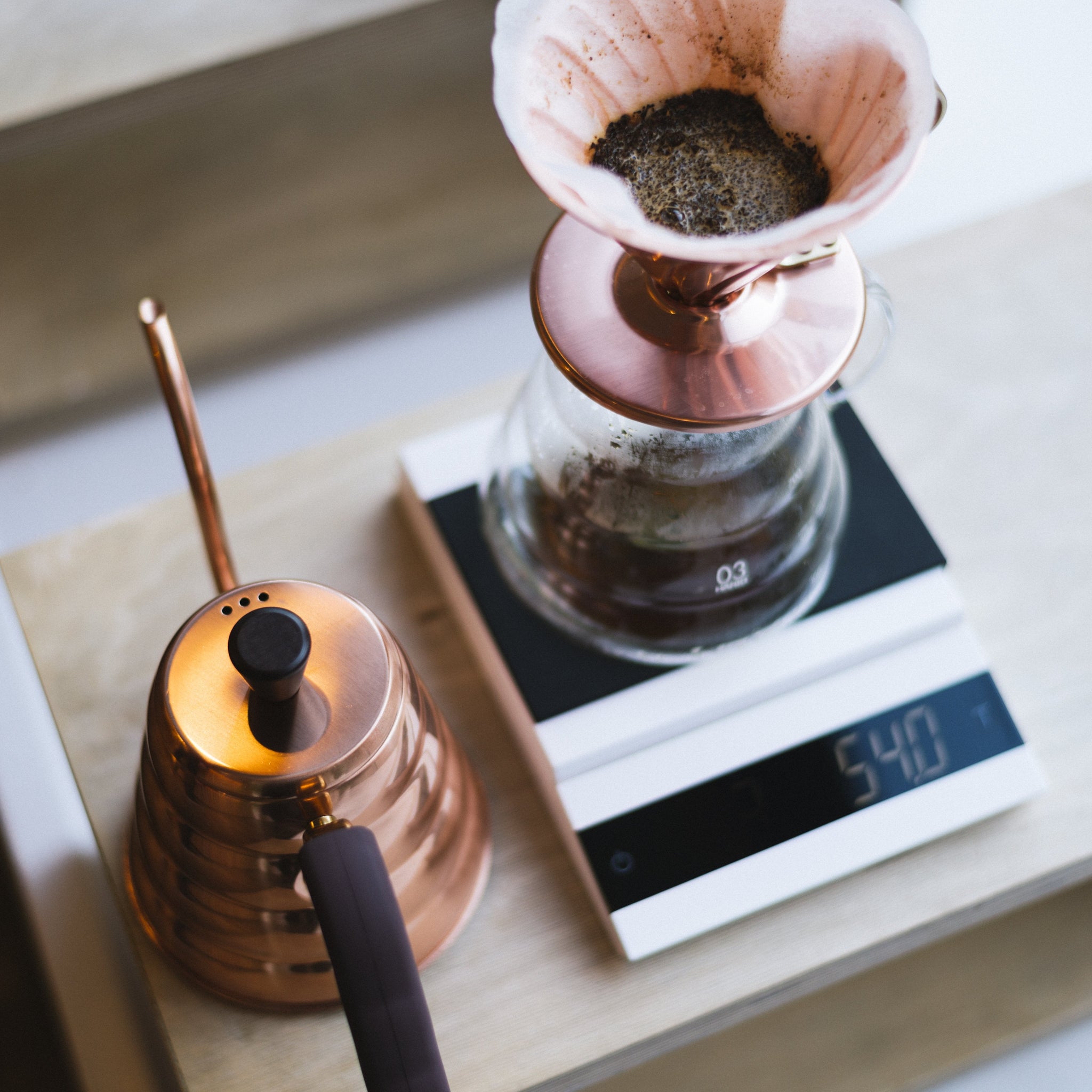 Felicita Parallel Coffee Scale - White – The English Coffee Company