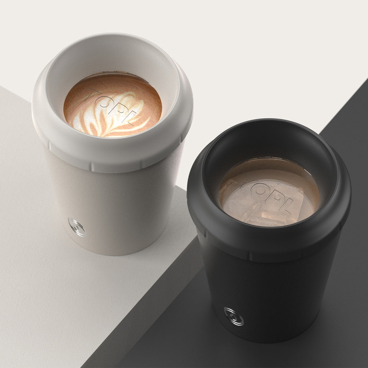 OPAL One and TOPL Flow360° Reusable Cup - Oatmeal (8oz) Bundle – The ...